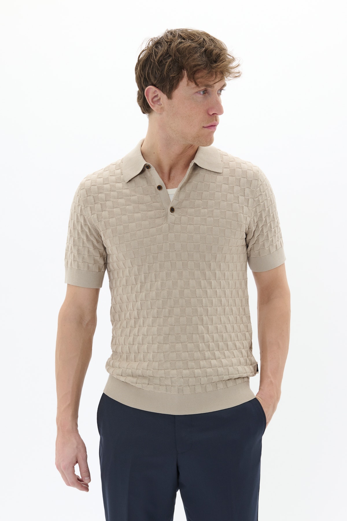 MApolo Heritage Pullover in plaza taupe cotton | Matinique