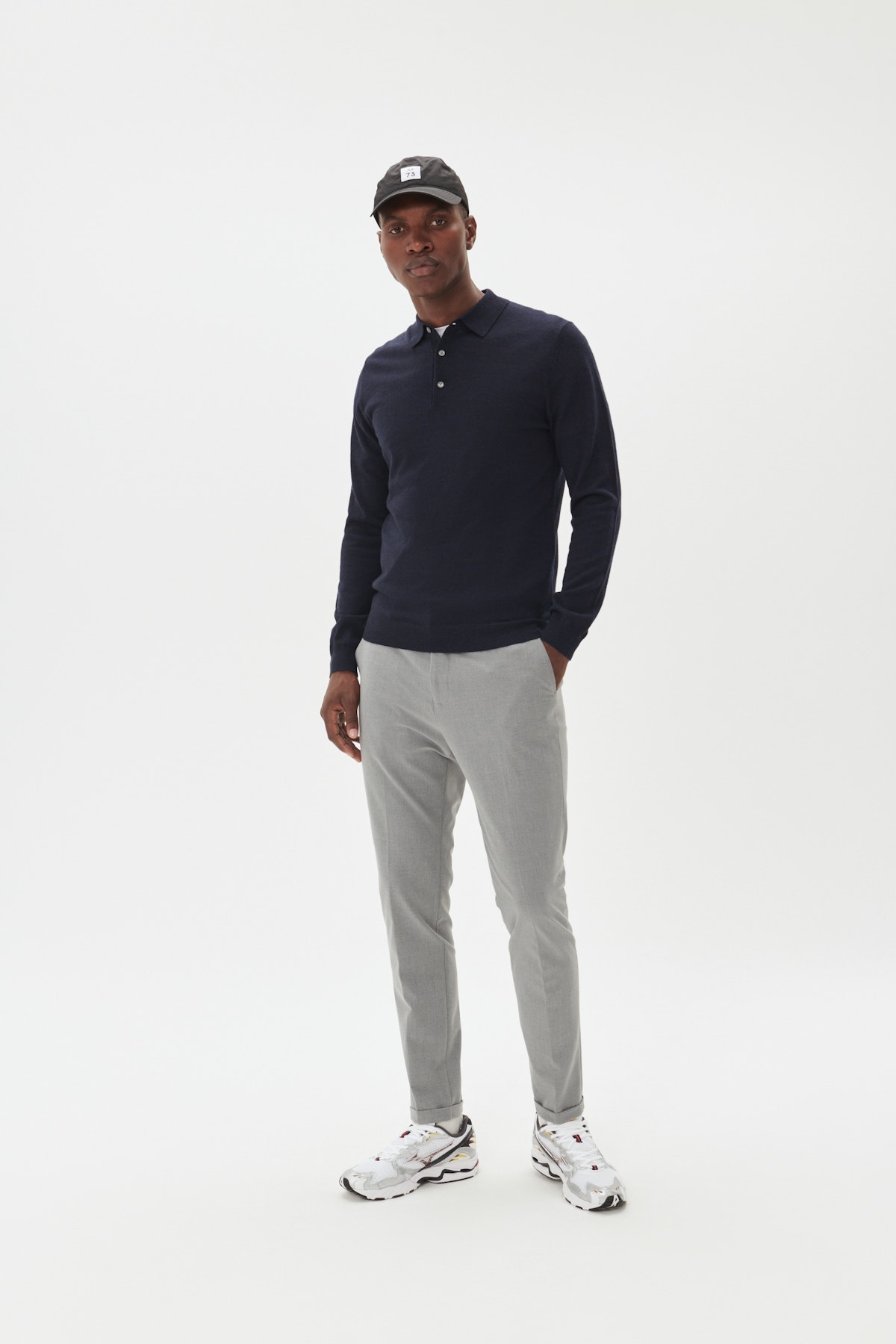 MAliam Trousers in smoked pearl colour