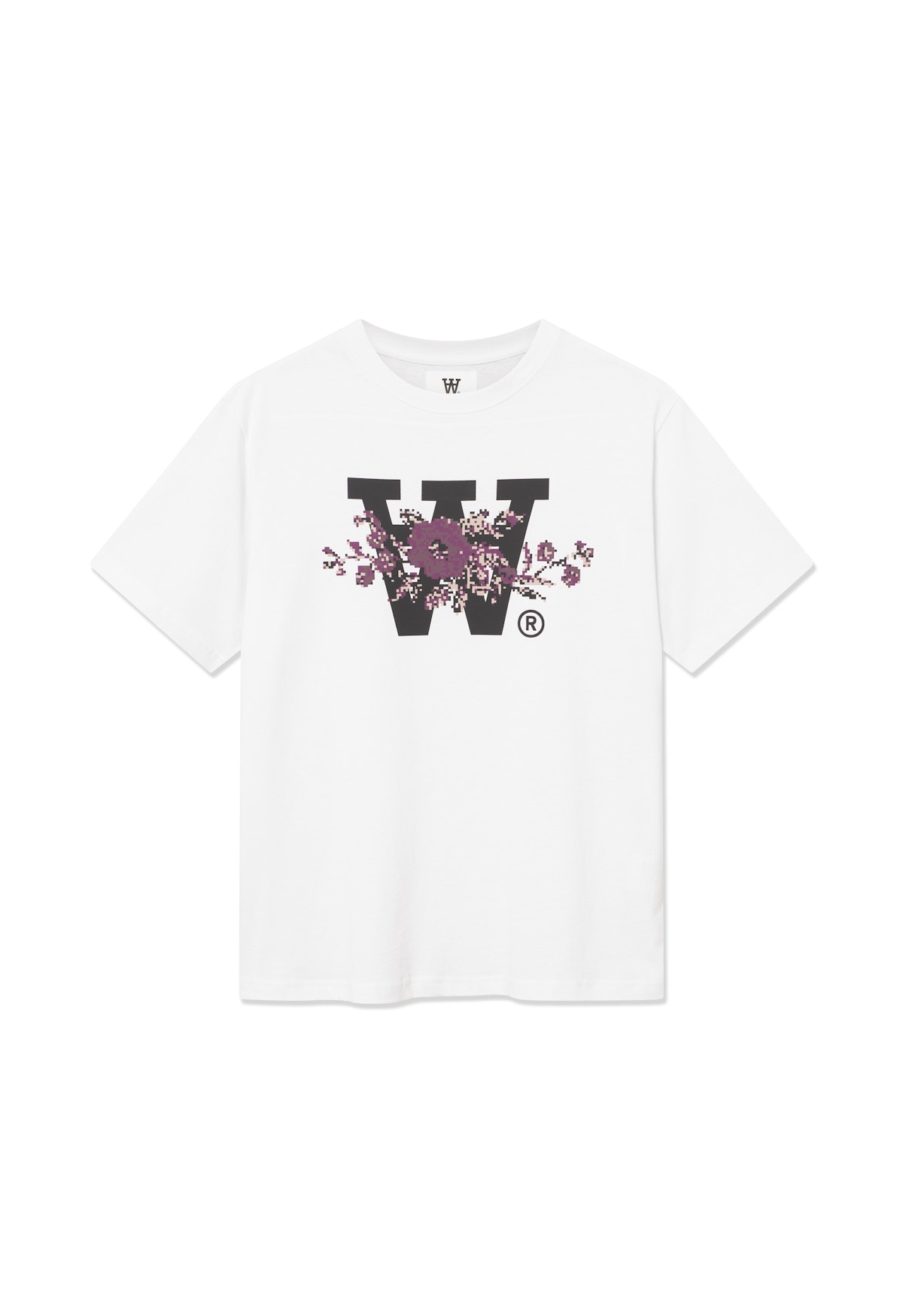 WWAsa bit flower in bright white cotton | WoodWood