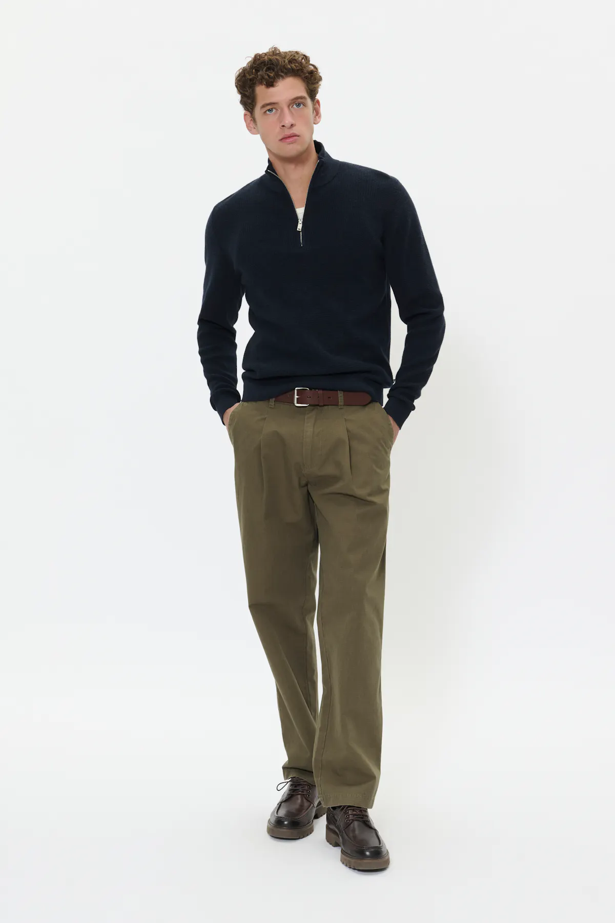MAhart Heritage Hose in olive night baumwolle