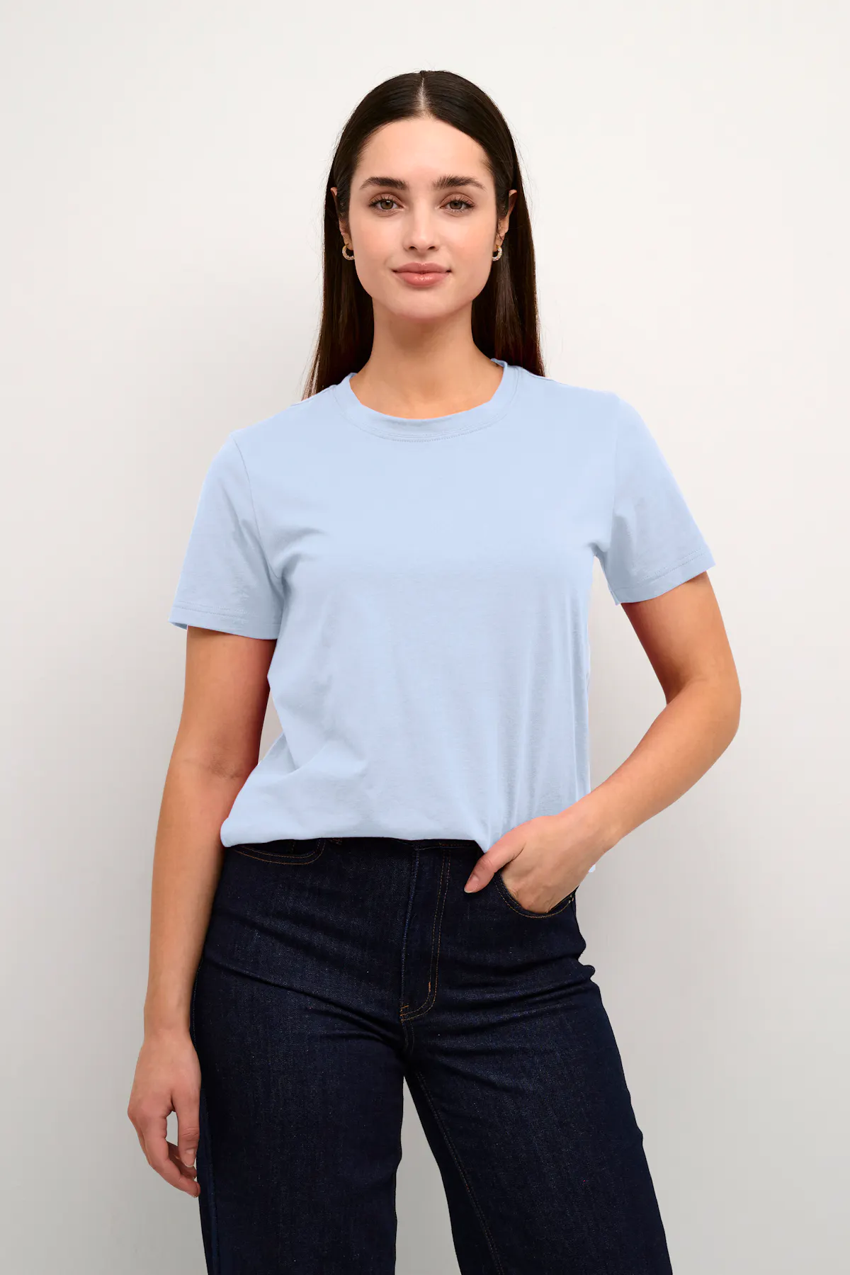 KAmarin T-shirt in windsurfer katoen | KAFFE Clothing