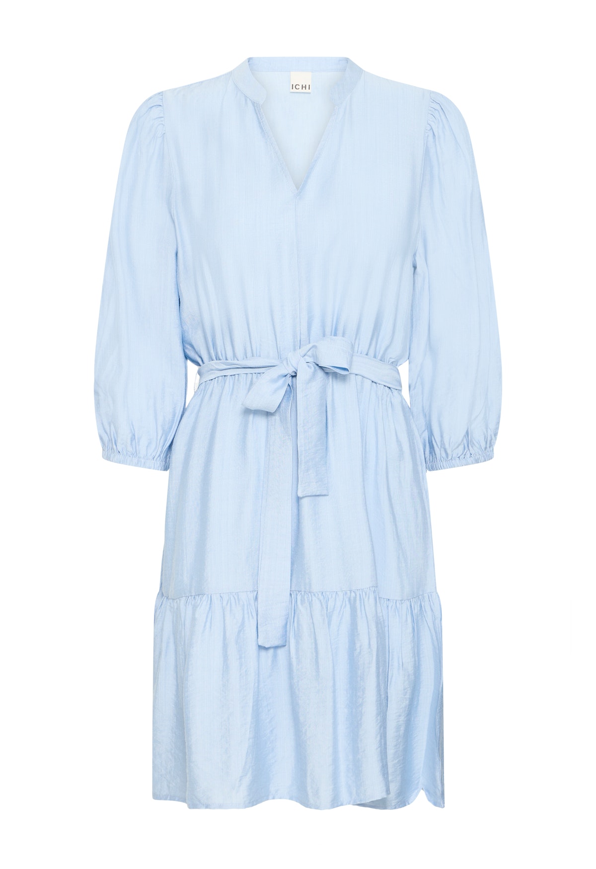 IHXWILMA Dress in cashmere blue colour | ICHI