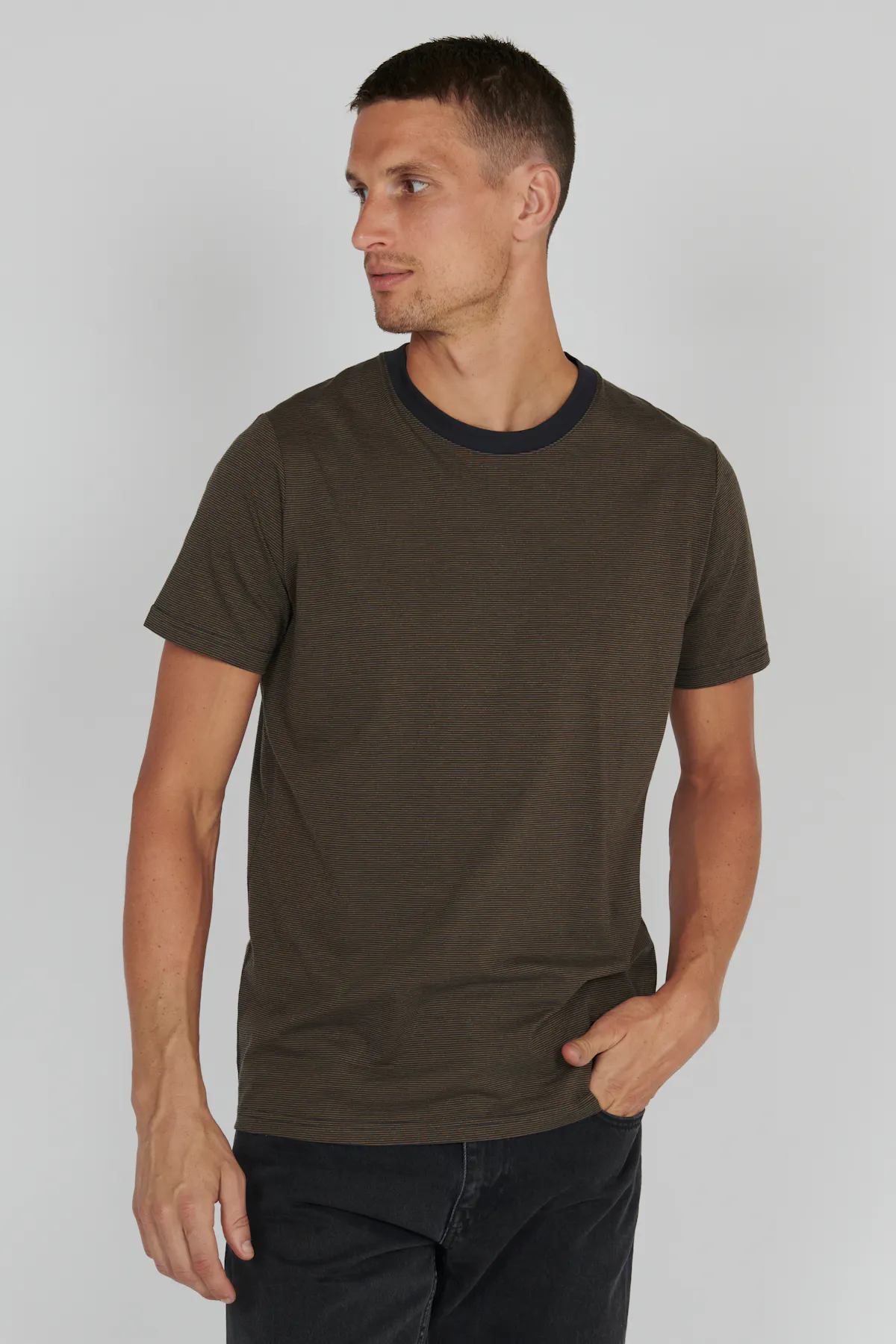 MAjeramy T-shirt in teak baumwolle