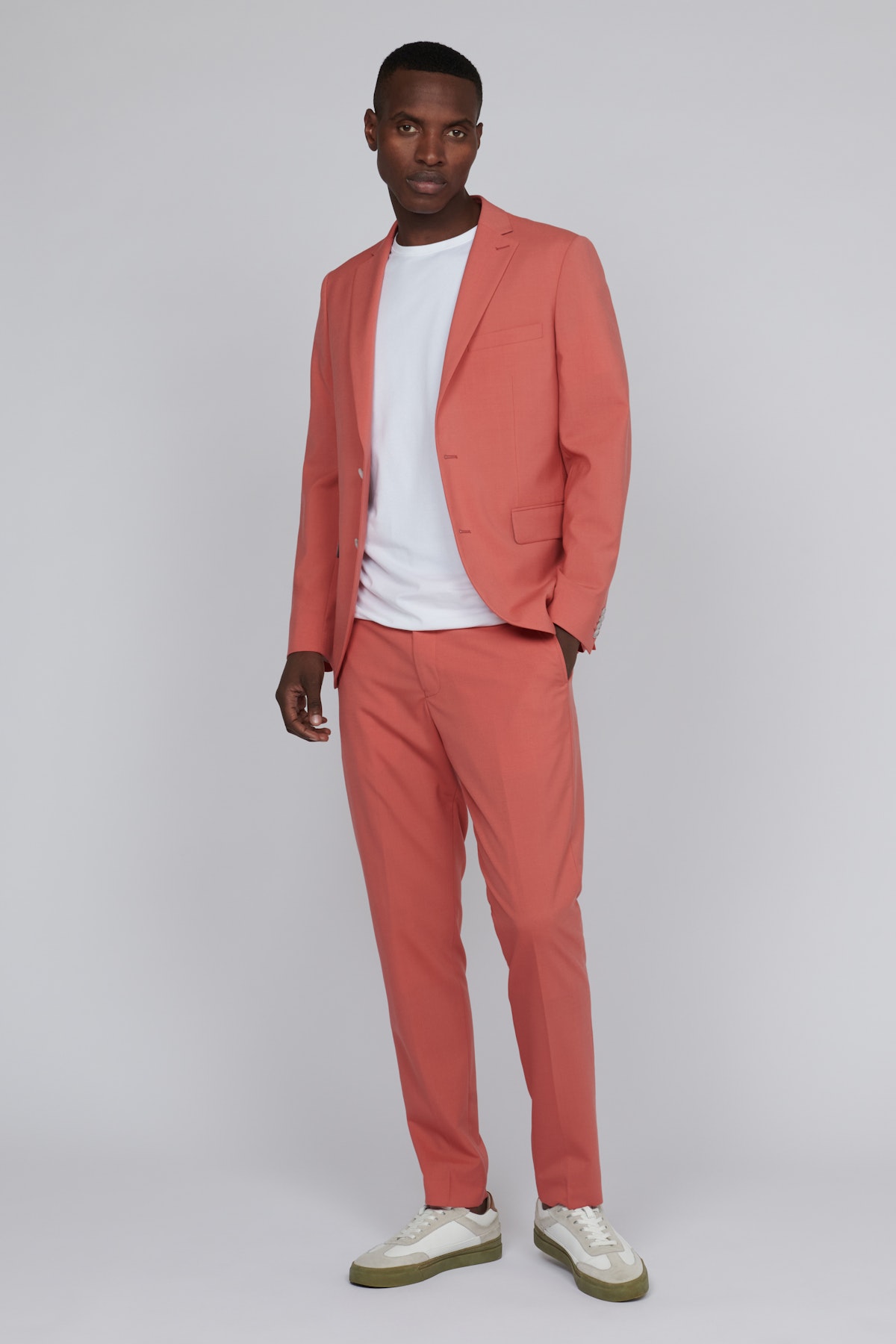 MAgeorge Washable Blazer in faded rose colour