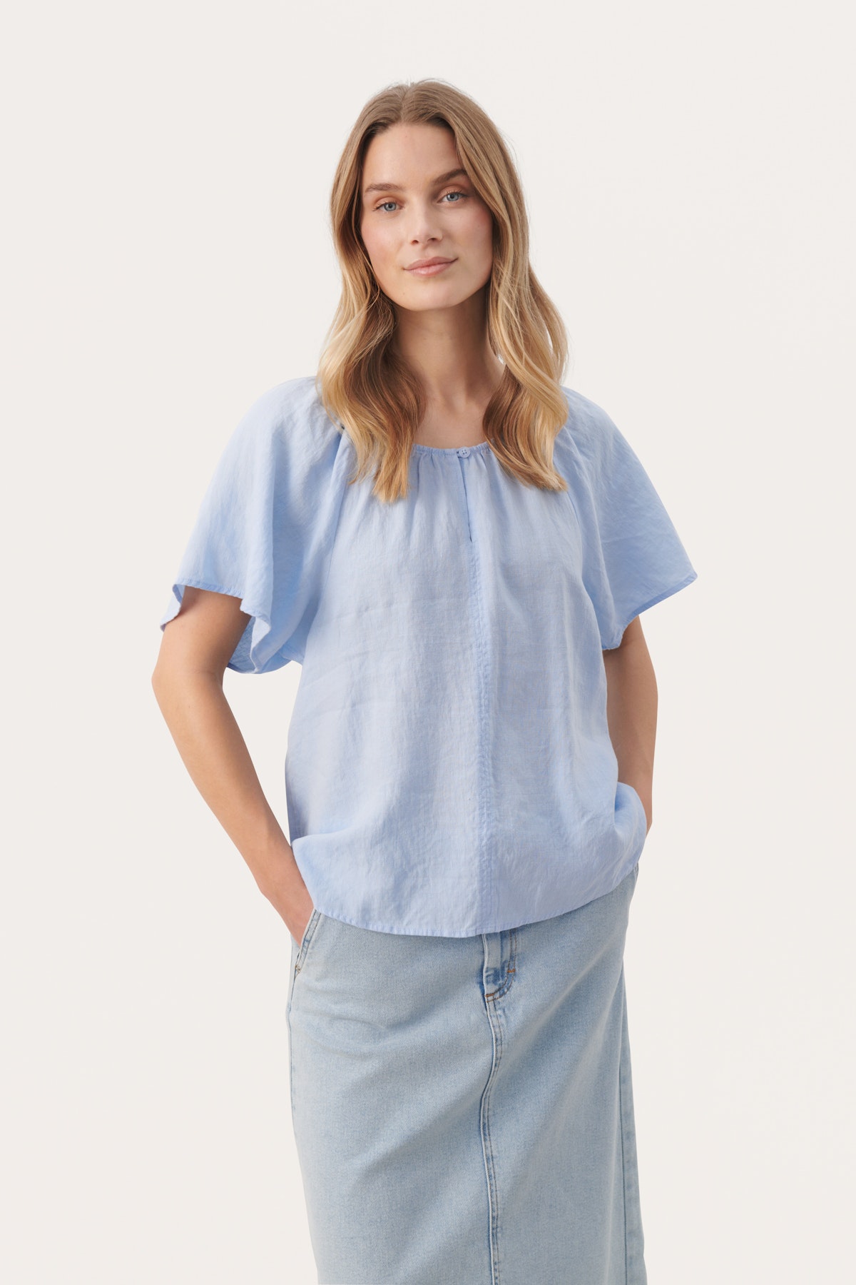 GeorgianaPW Linen blouse in windsurfer colour | Part Two