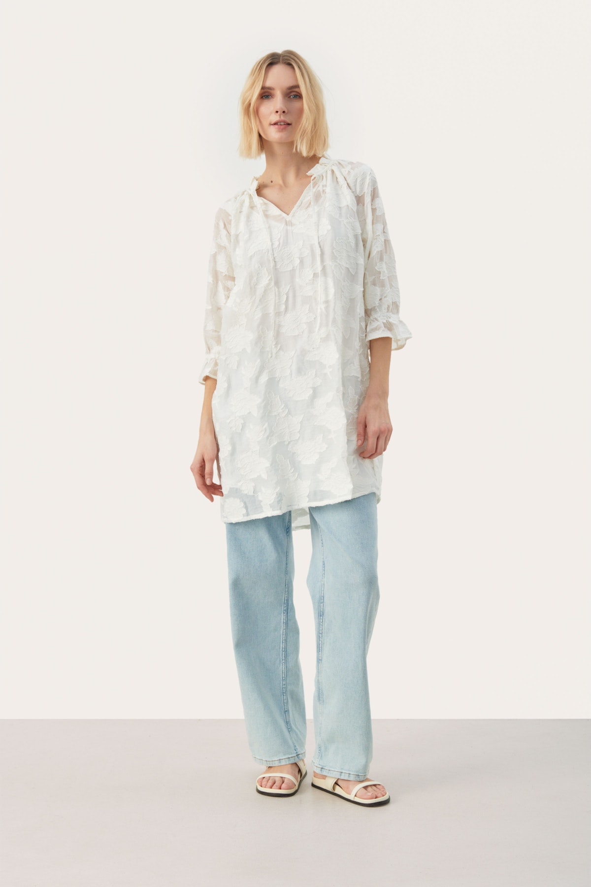 ArasPW Dress in tofu colour