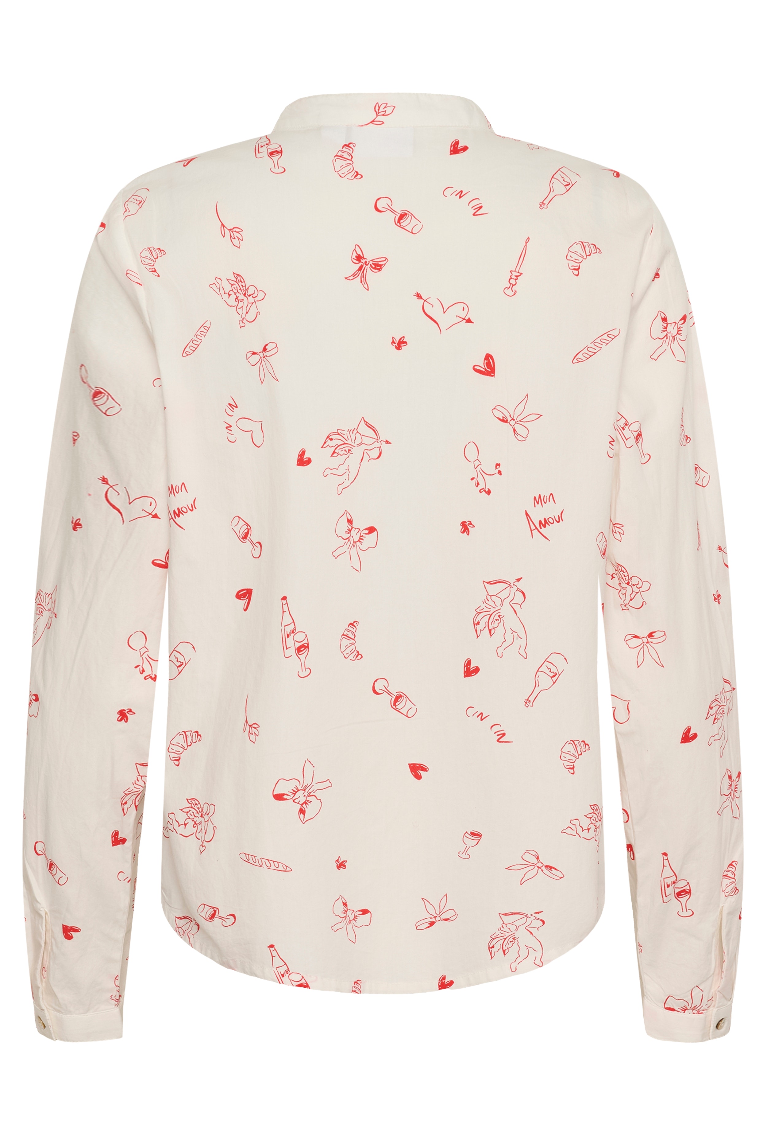 PonyoSZ Shirt in ice red mon amour cotton