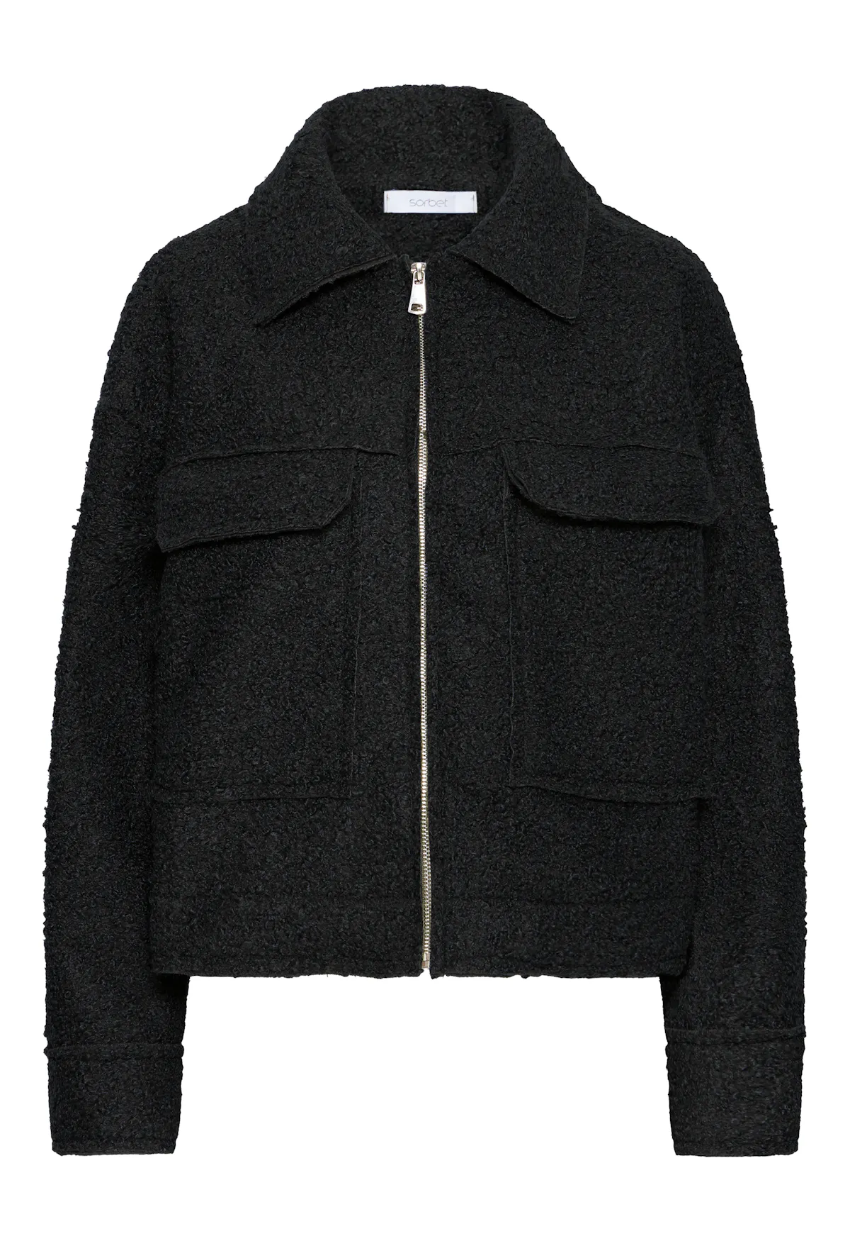 SBGLADYS Casual jakke i jet black polyester | Fransa