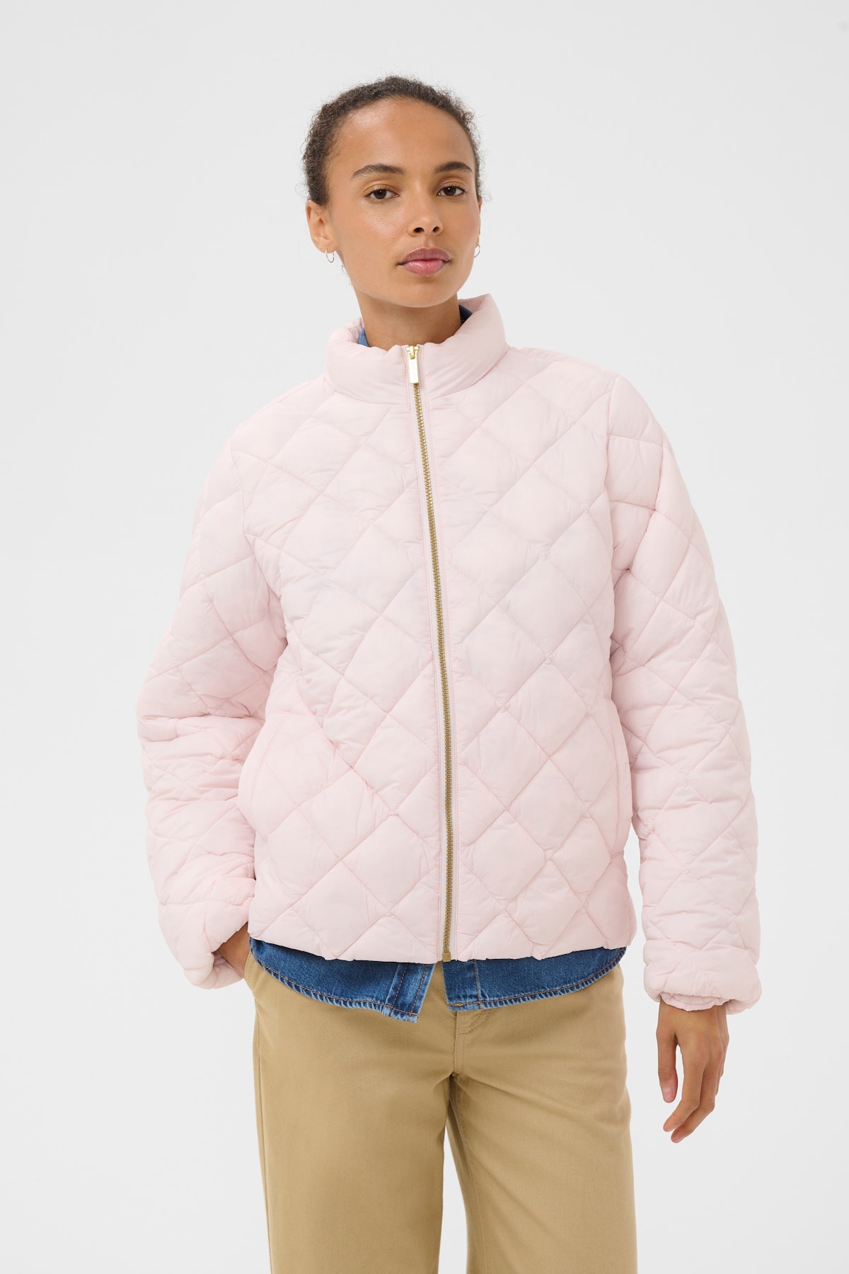 OliaPW Overtøj i mauve chalk polyamid | BON'A PARTE